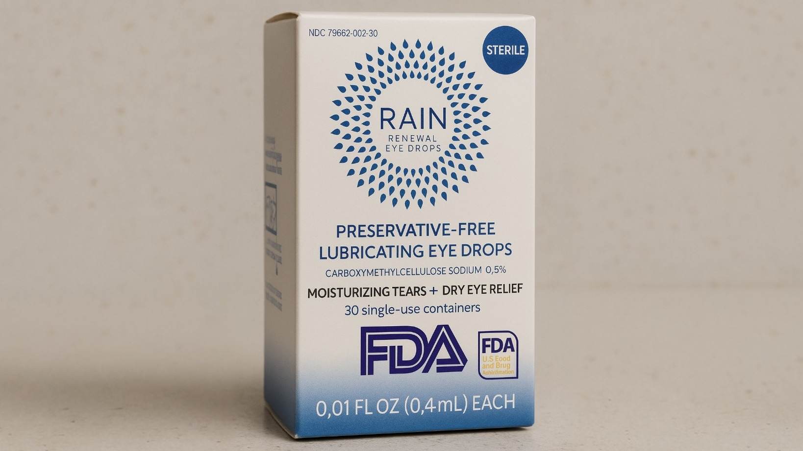 Are Rain Eye Drops On The FDA Approved List?